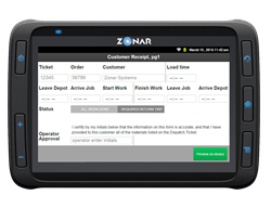 Zonar Announces ZForms for Driver-to-Dispatch Forms Based Messaging